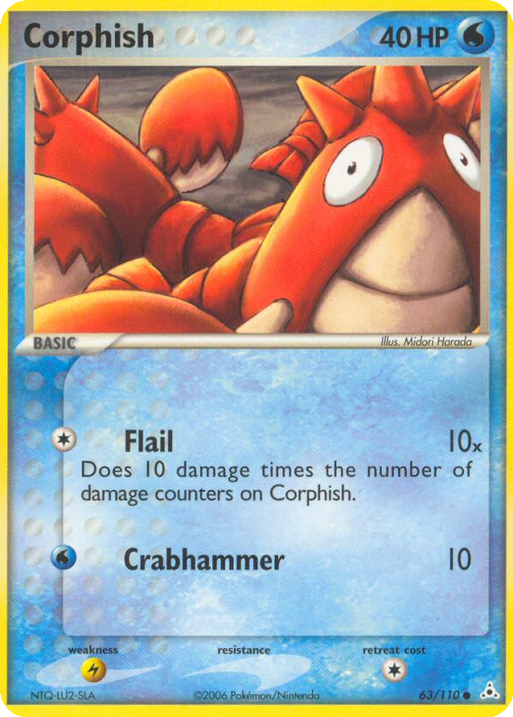 Shiny Corphish Card